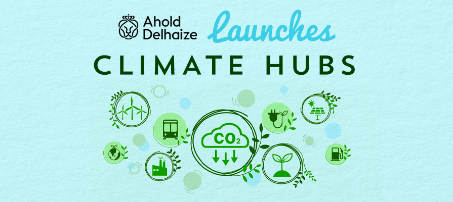 Ahold Delhaize European Brands Launch Climate Hubs; Wouter Kolk and Jan ...