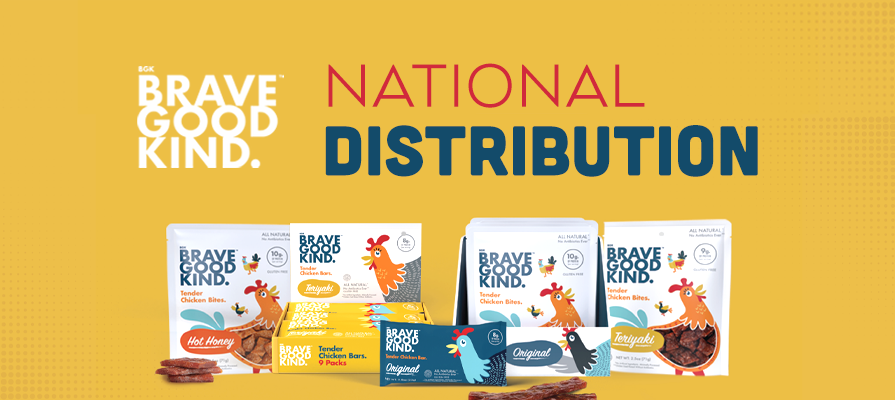 Brave Good Kind Announces Distribution of its Tender Chicken Bars at ...