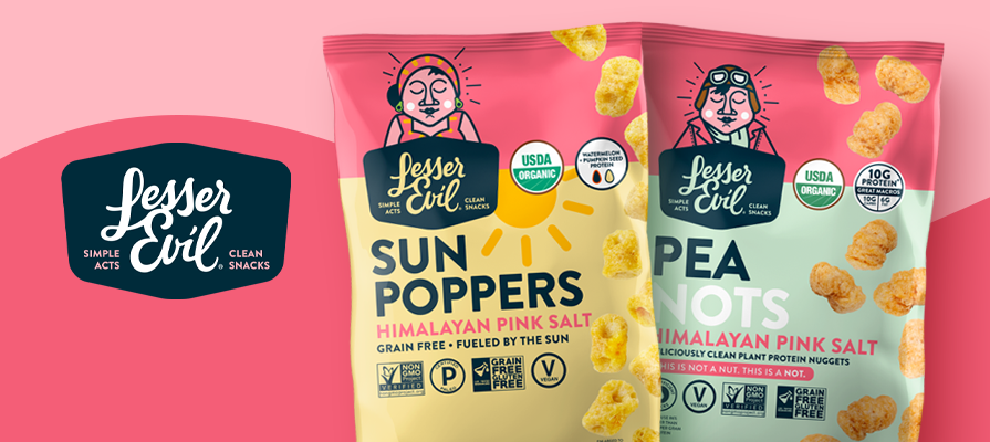 LesserEvil Expands Portfolio With New Sun Poppers and PeaNOTS; Charles ...