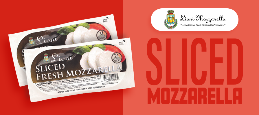 Lioni Launches New Packaging for Fresh Sliced Mozzarella | Deli Market News