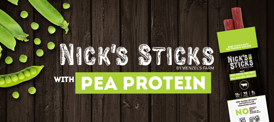 Nick's Sticks Introduces Pea Protein to Snack Sticks | Deli Market News