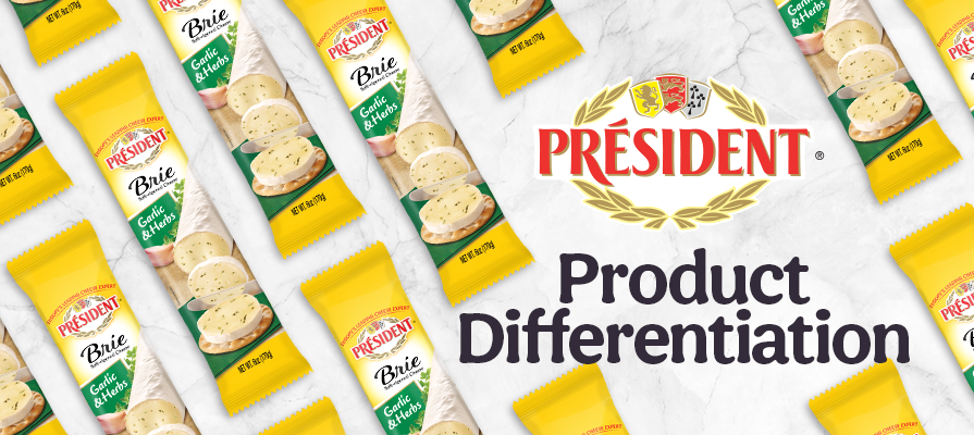 Lactalis USA Debuts Président® Brie Log Garlic & Herb, Built for ...