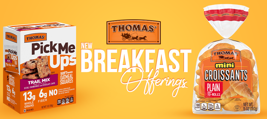 Thomas'® Adds Mini Croissants And Pick Me Ups™ Soft-Baked Oatmeal ...