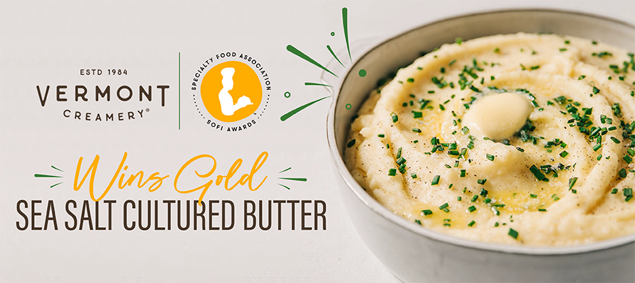 Vermont Creamery Wins Gold Award for Sea Salt Cultured Butter at the ...
