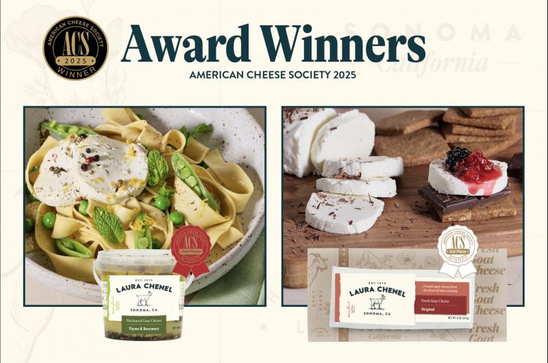 Laura Chenel Recognized at 2025 American Cheese Society Awards for ...