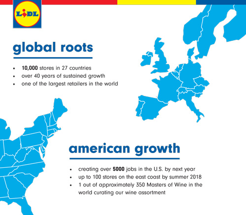 Lidl USA Map