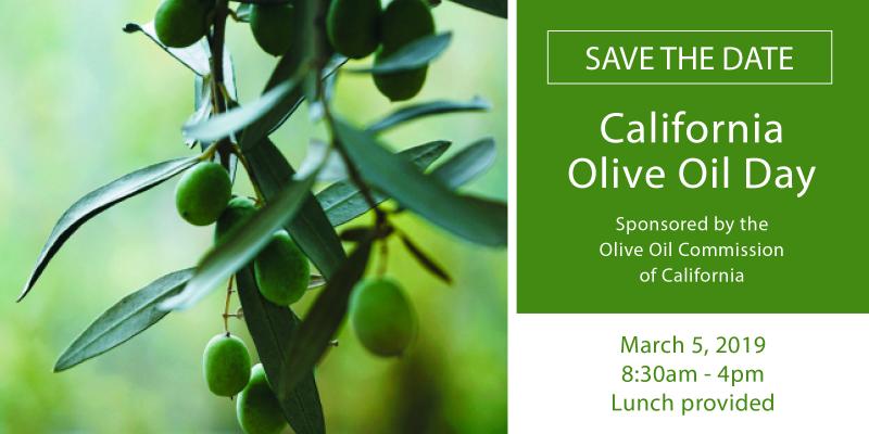 Olive Oil Commission of California to Hold Olive Oil Day in Stockton ...